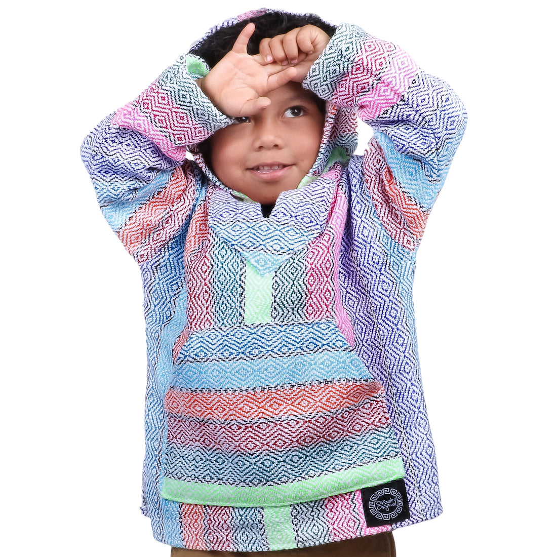 Pink & Blue Kids Baja Jacket - "Isla Vista" – Orizaba Original
