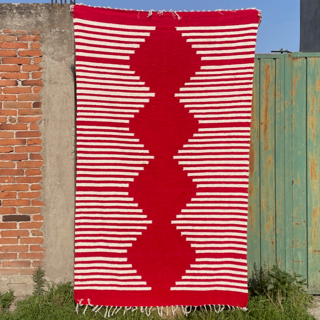 Red Ruby Mexican Blanket - "Akatek" – Orizaba Original