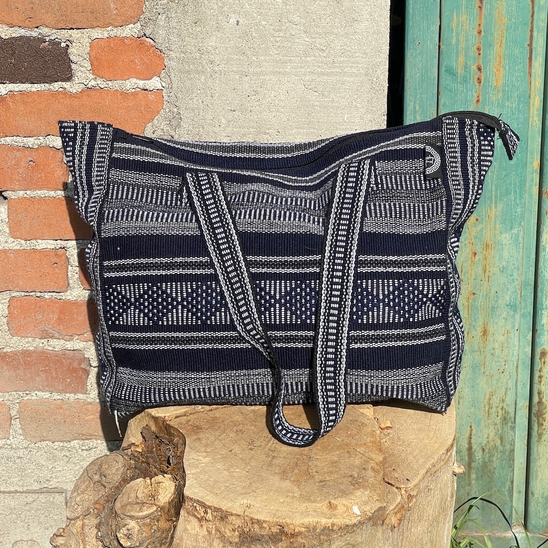 Navy Blue Baja Tote Bag - "Manzanillo" – Orizaba Original