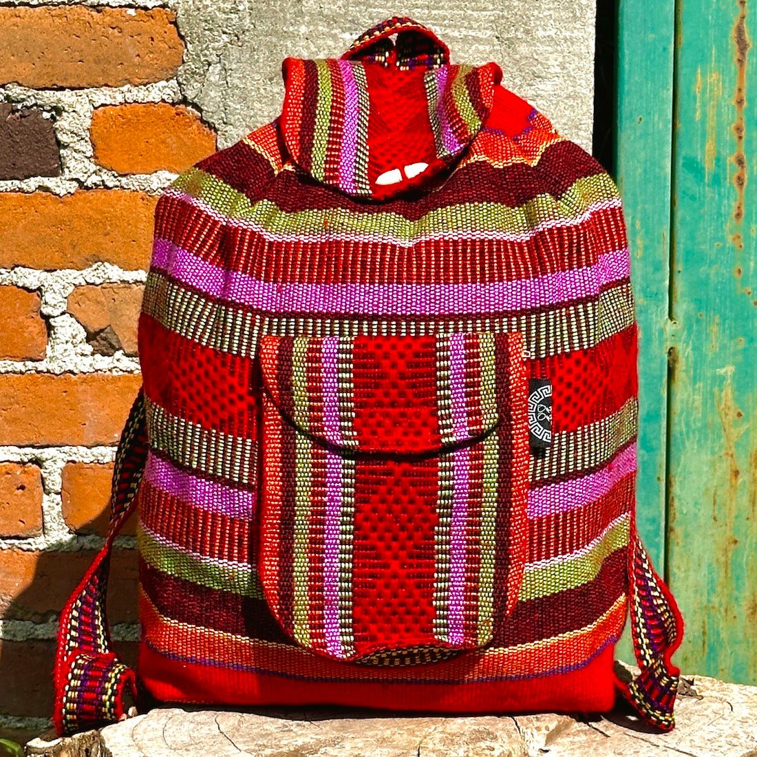 Red Classic Mexican Backpack - "Troncones" – Orizaba Original