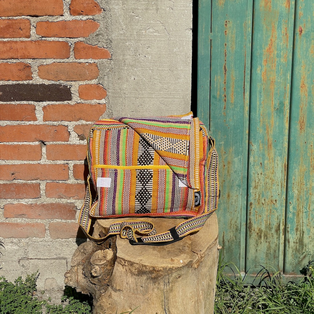 Yellow Mexican Messenger Bag - "Todos Santos" – Orizaba Original