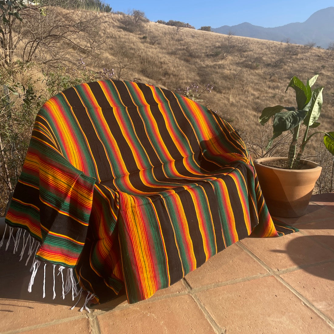 Black & Green Serape - "Obregon" – Orizaba Original