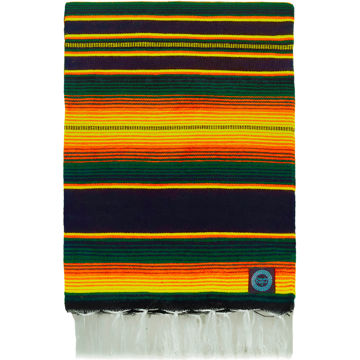 Green & Yellow Serape - "Poza-Rica" – Orizaba Original