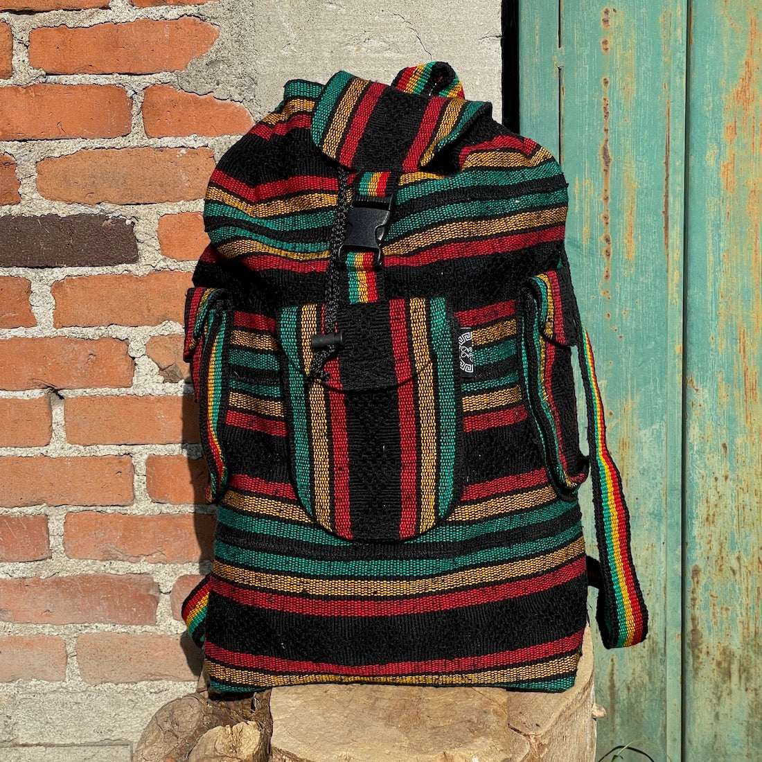 Rasta Mexican Backpack, Jumbo size - "Chacahua" – Orizaba Original